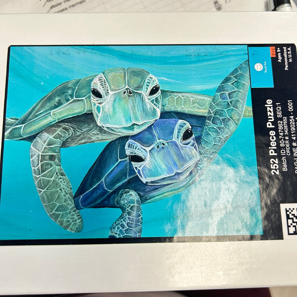 Assorted Sea Turtle Original Art Print Puzzles – Sunshine & Sweet Pea's ...