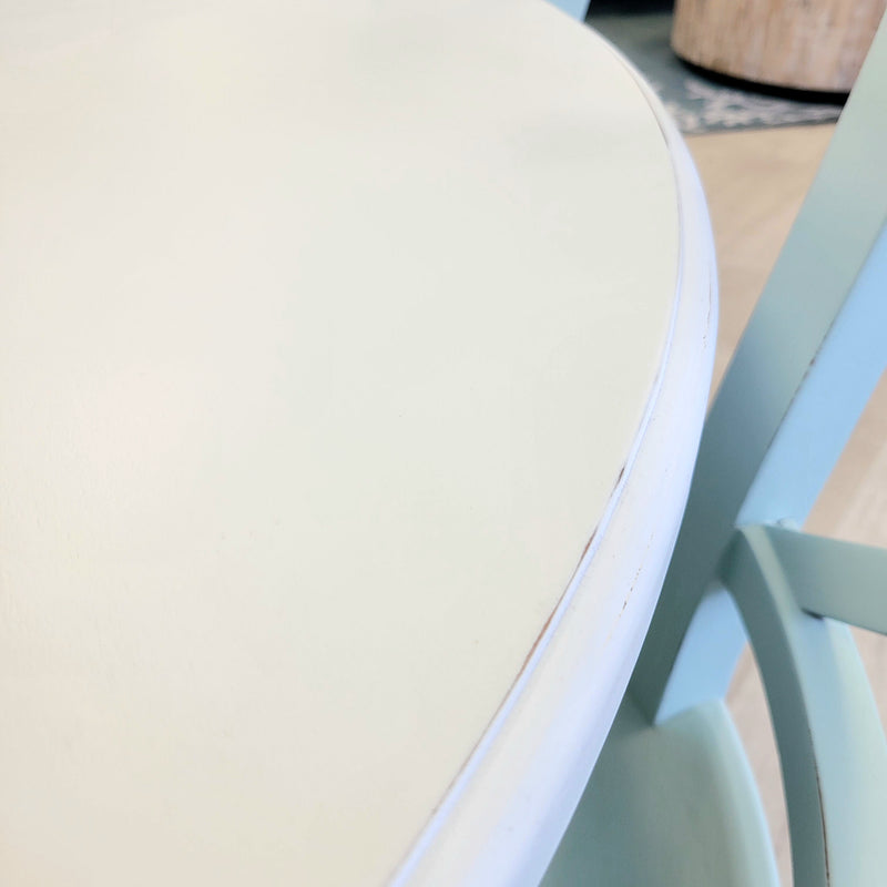 Farmhouse Round Dining Table Set – Sunshine & Sweet Pea's Coastal Décor