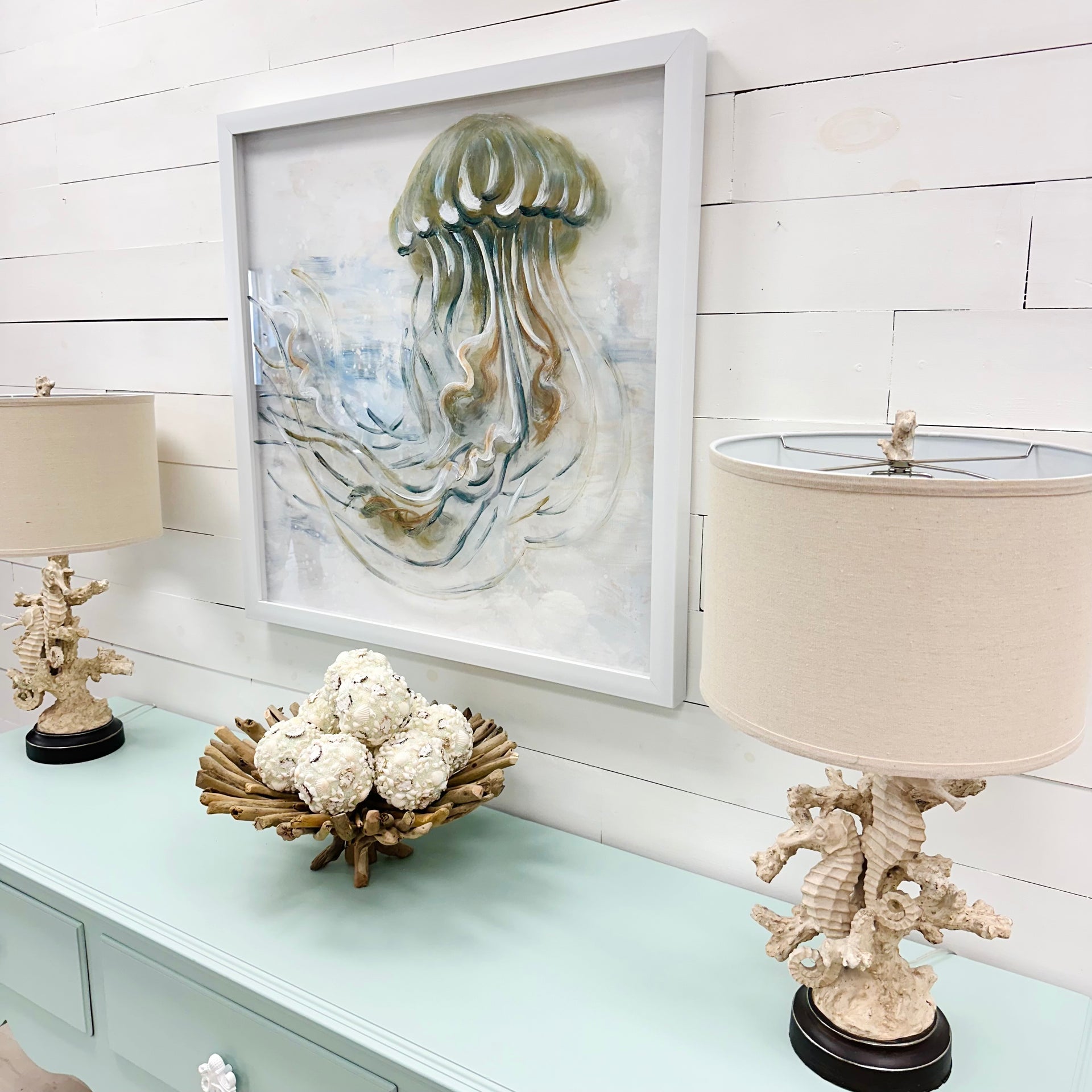Coastal Inspired Buffet – Sunshine & Sweet Pea's Coastal Décor