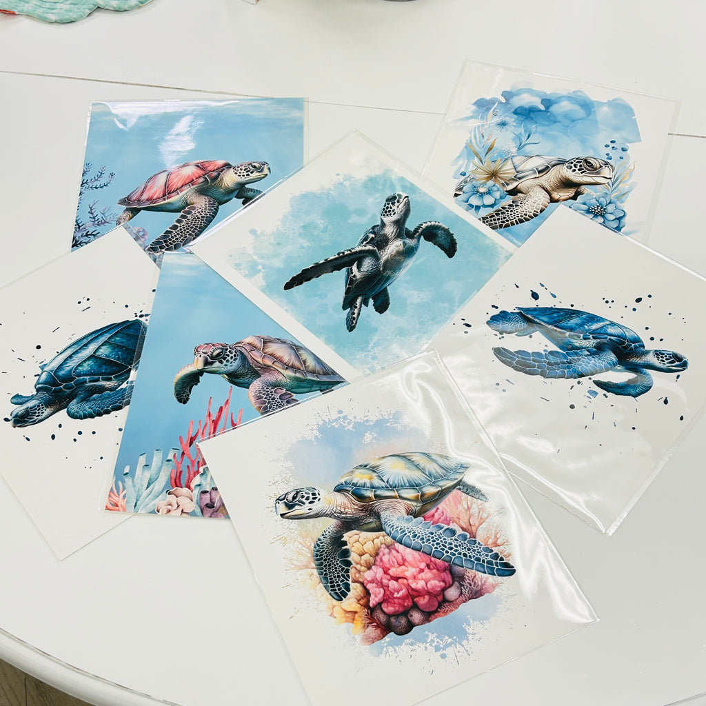 Assorted 8x10 Original Art Prints- Sea Turtles – Sunshine & Sweet Pea's ...