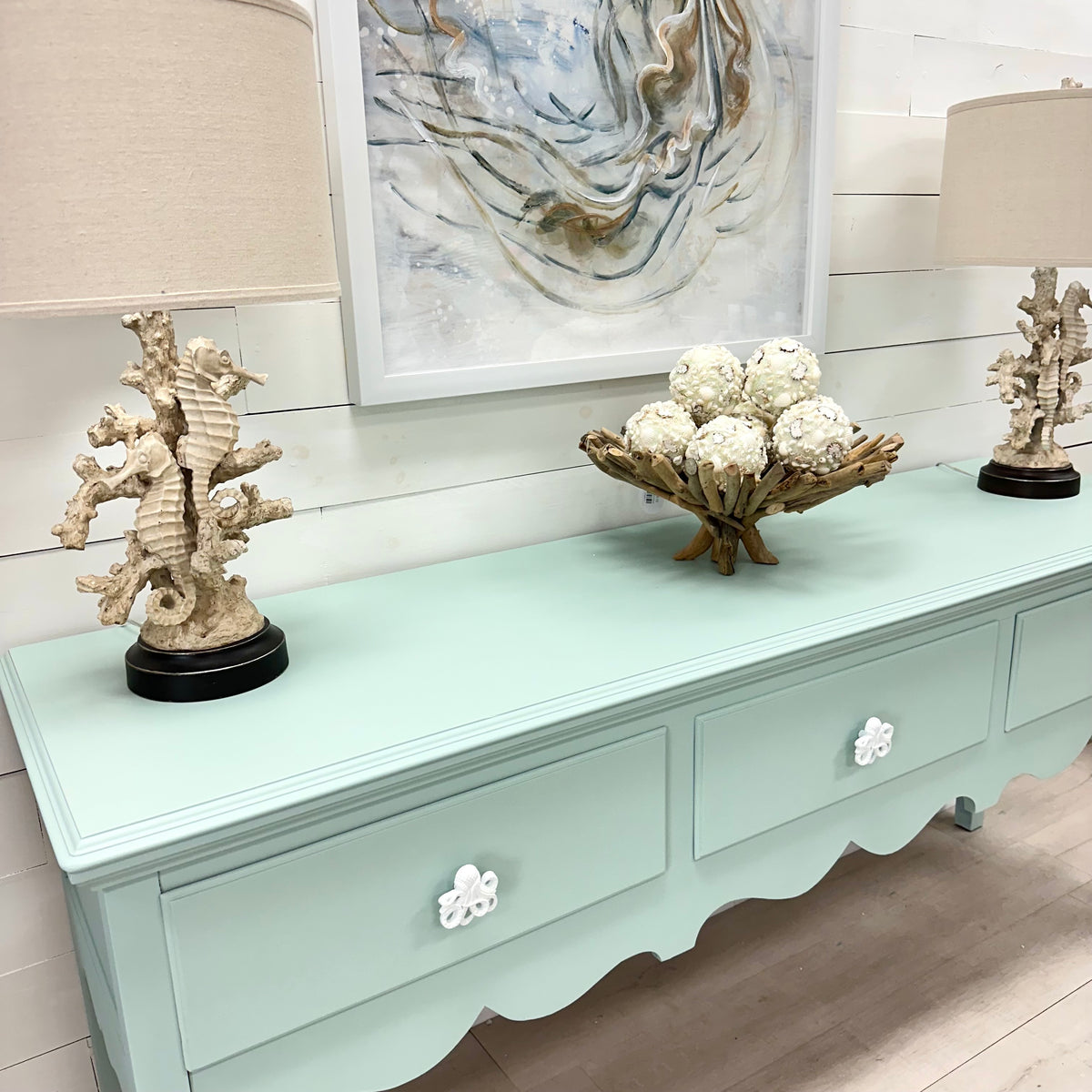 Coastal Inspired Buffet – Sunshine & Sweet Pea's Coastal Décor