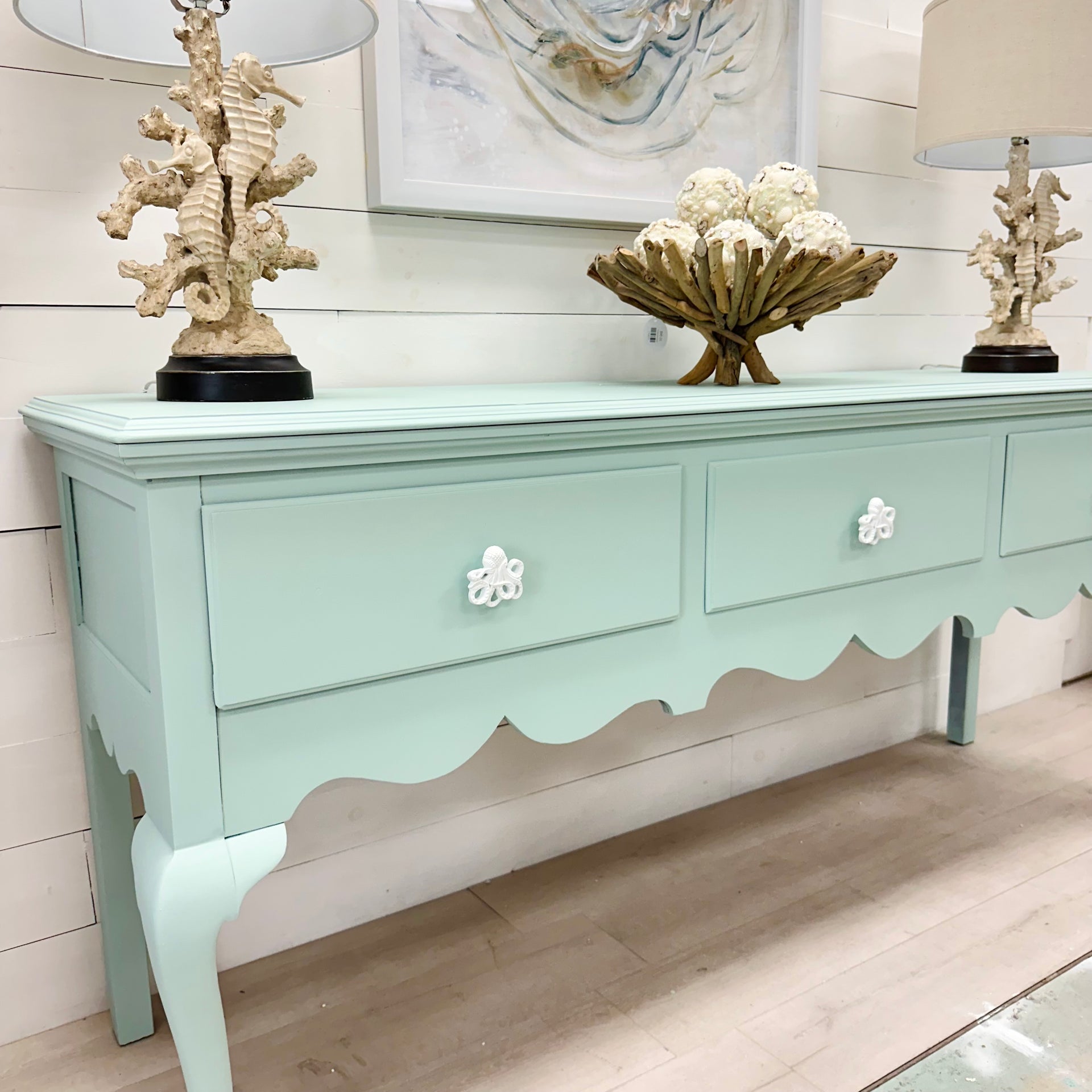 Coastal Inspired Buffet – Sunshine & Sweet Pea's Coastal Décor