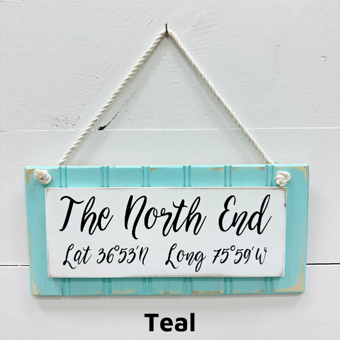 Custom Wooden Coordinate Signs – Sunshine & Sweet Pea's Coastal Décor