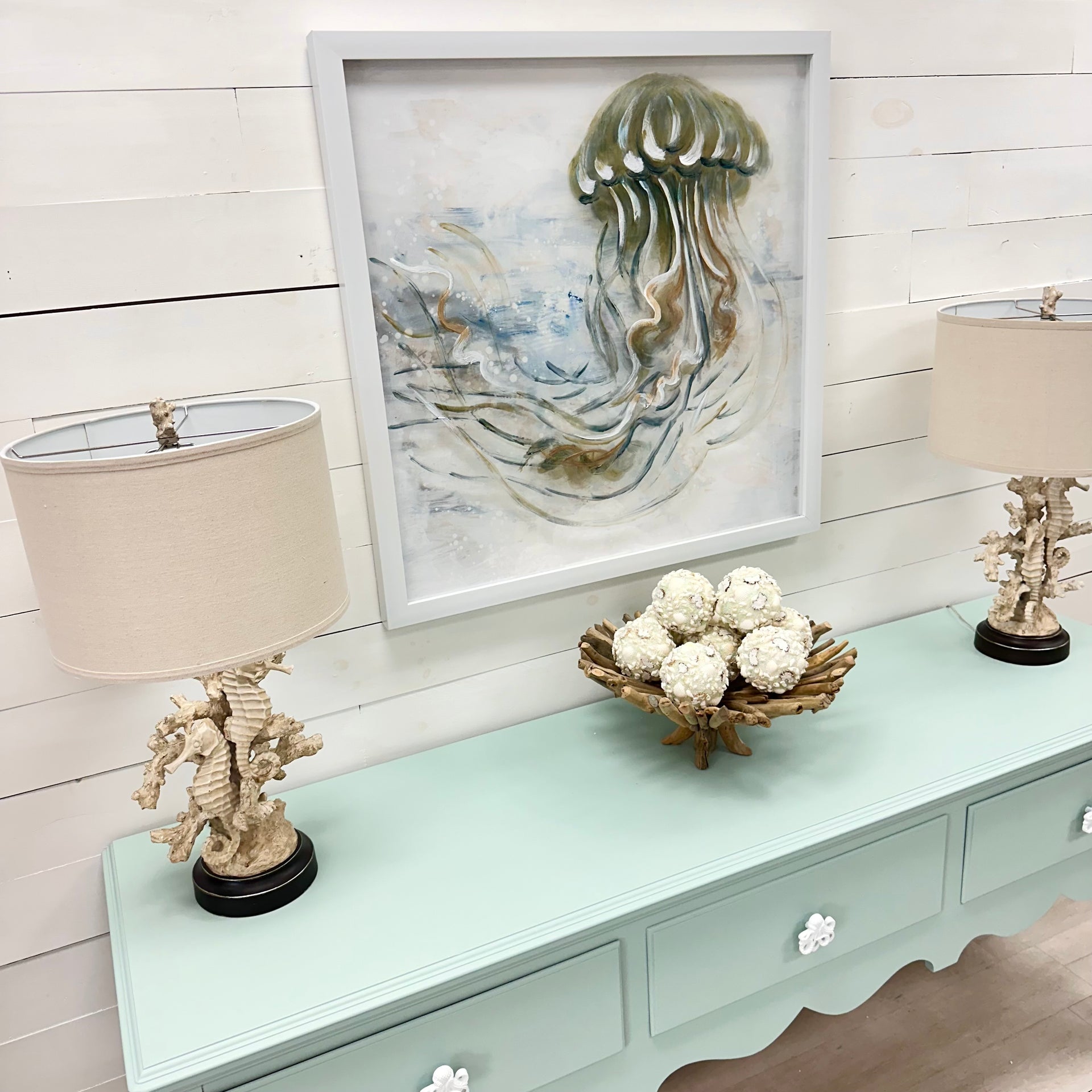Coastal Inspired Buffet – Sunshine & Sweet Pea's Coastal Décor