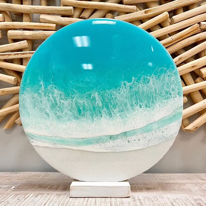 Assorted Resin Round Table Setters – Sunshine & Sweet Pea's Coastal Décor