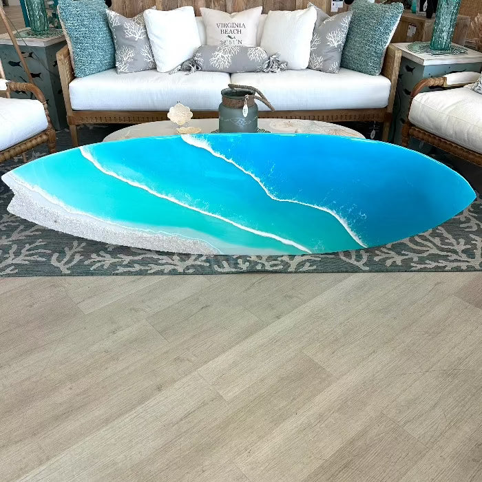 Extra Large Resin Surfboard – Sunshine & Sweet Pea's Coastal Décor