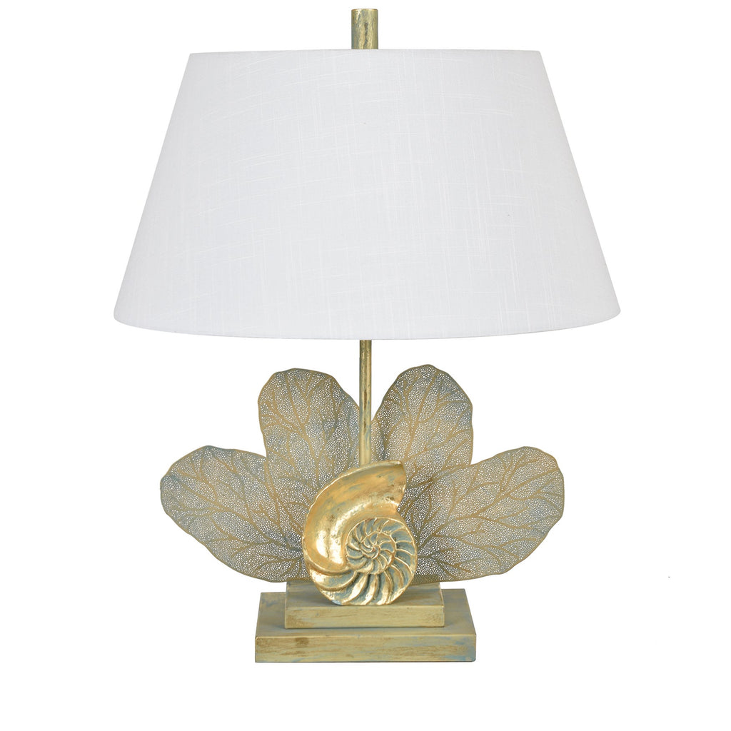 Ammonite Table Lamp – Sunshine & Sweet Pea's Coastal Décor