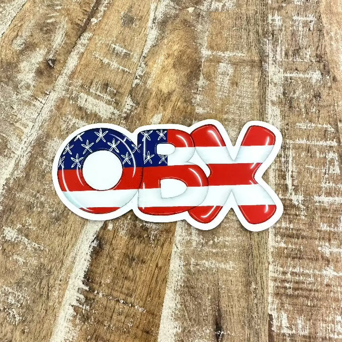 American Flag Sticker - VA Beach & OBX – Sunshine & Sweet Pea's Coastal ...